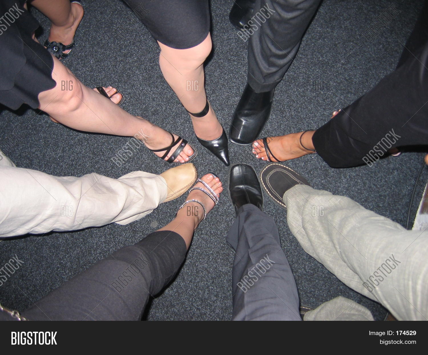 Feet Circle Image & Photo (Free Trial) | Bigstock