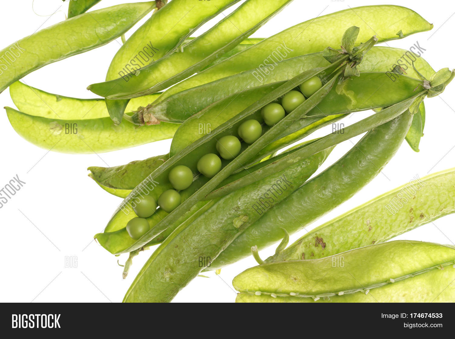 Fresh Raw Green Peas Image & Photo (Free Trial) | Bigstock