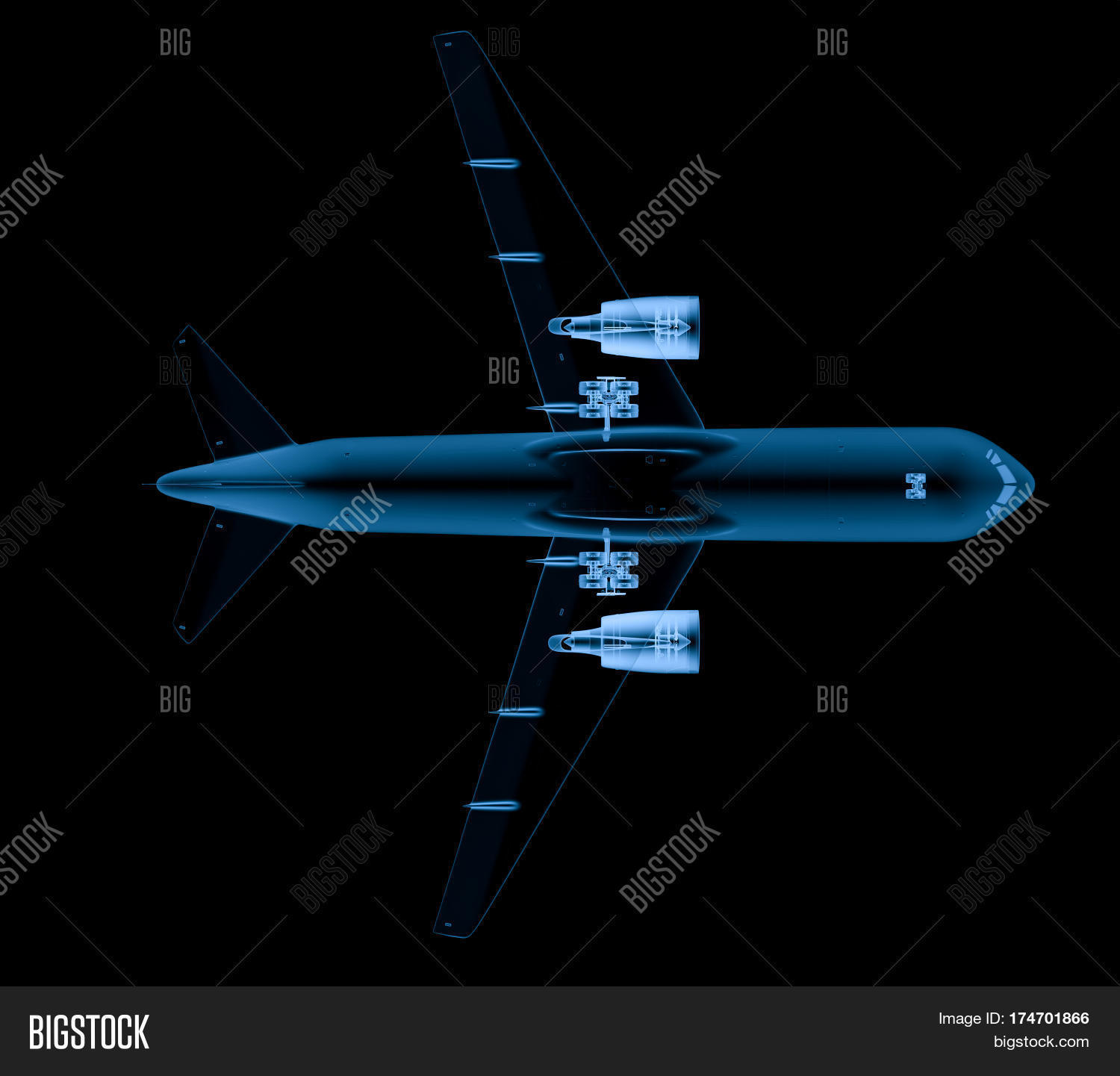 X Ray Airplane On Image & Photo (Free Trial) | Bigstock