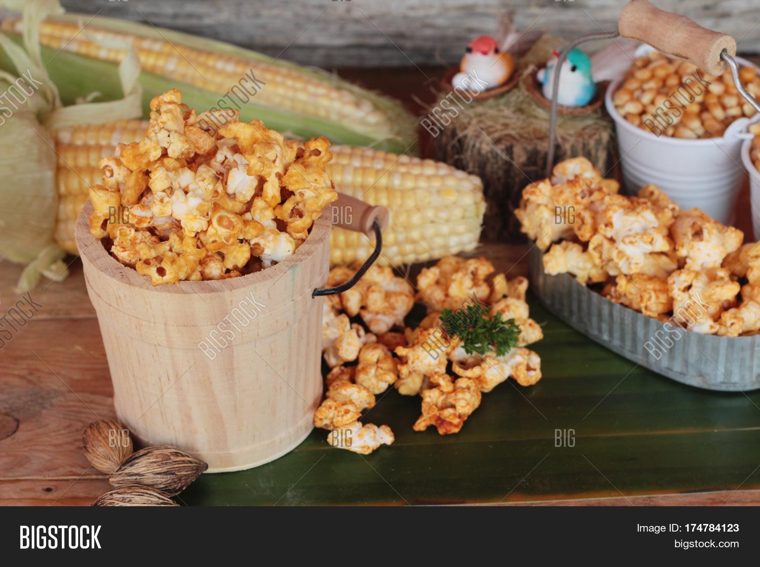 Popcorn Butter Fresh Image & Photo (Free Trial) | Bigstock