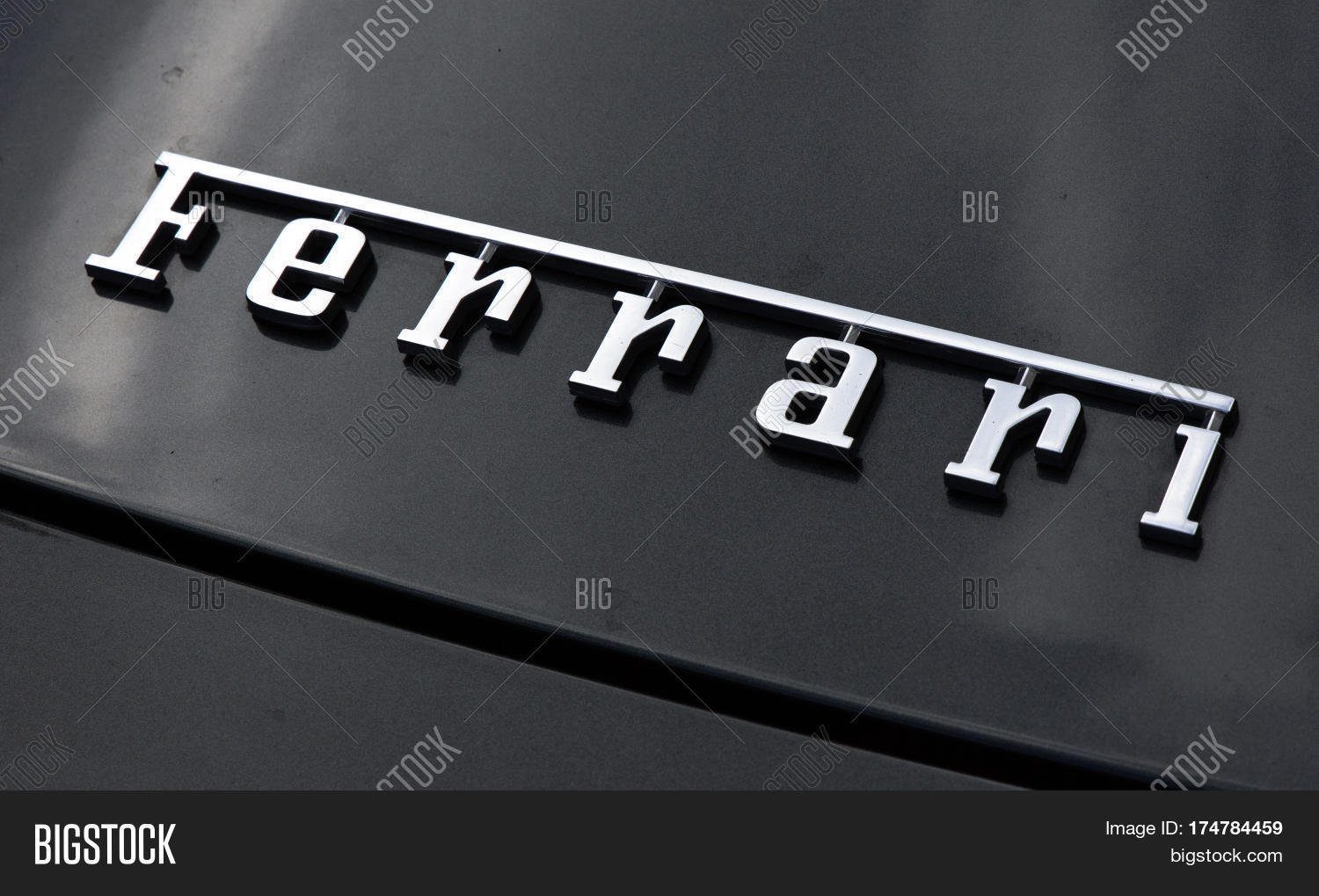 Letters Ferrari On Car Image & Photo (Free Trial) | Bigstock