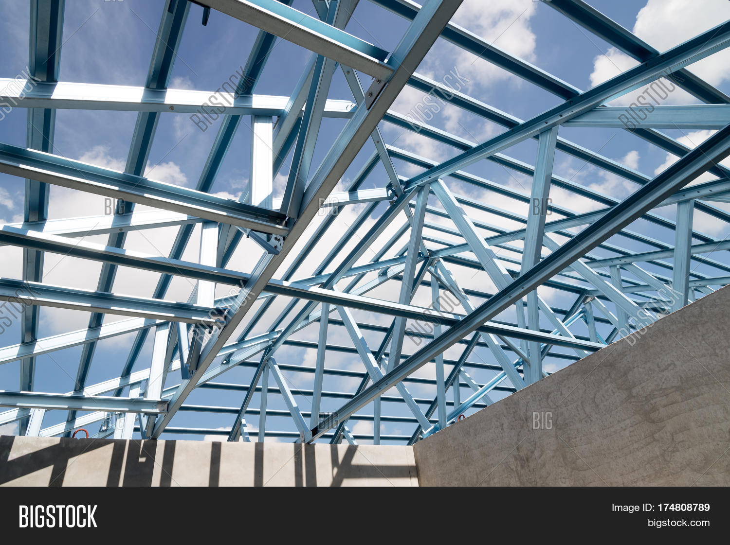 Structure Steel Roof Image & Photo (Free Trial) | Bigstock