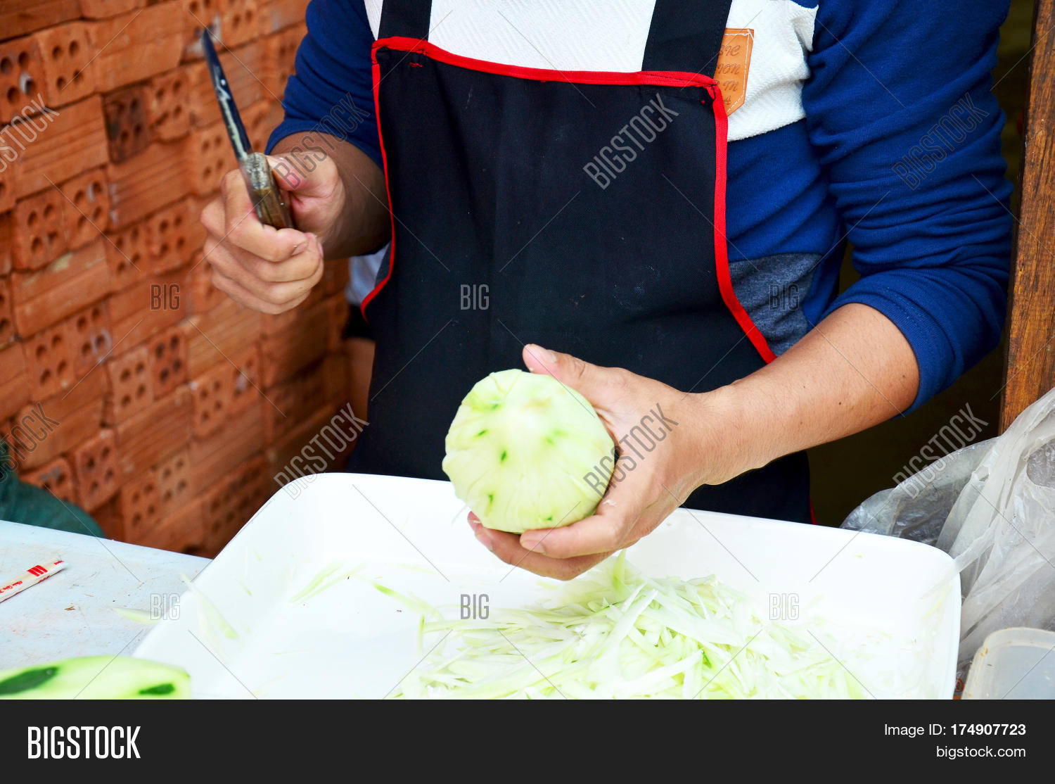 People Chopped Papaya Image & Photo (Free Trial) | Bigstock