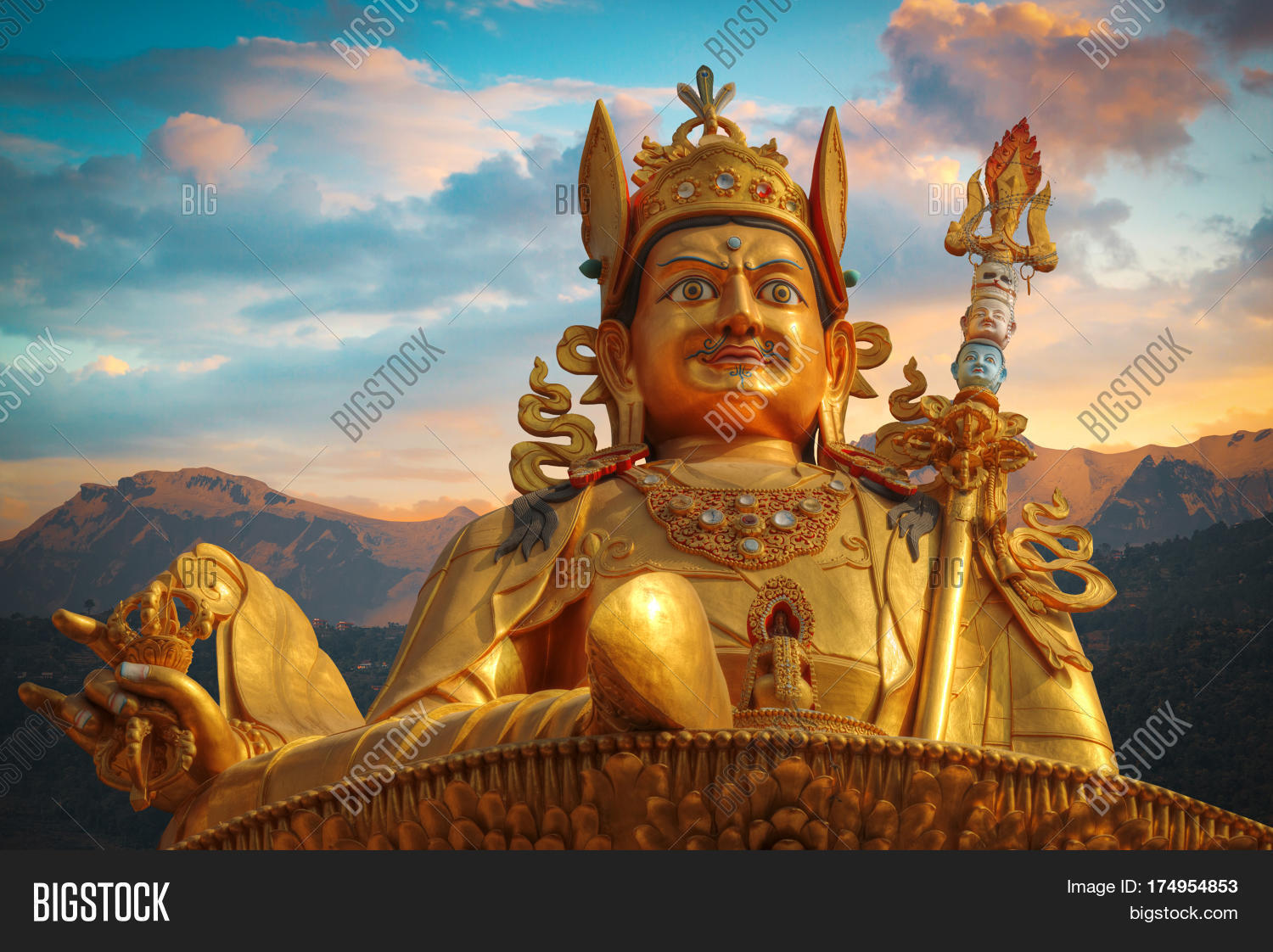 Guru Rinpoche Image & Photo (Free Trial) | Bigstock