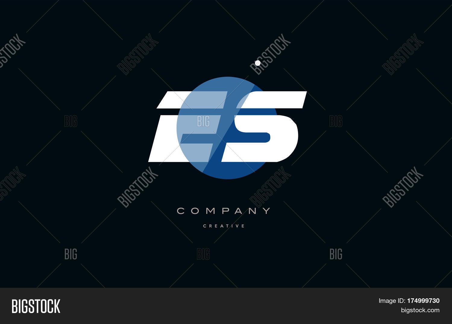 Es E S Blue White Vector & Photo (Free Trial) | Bigstock