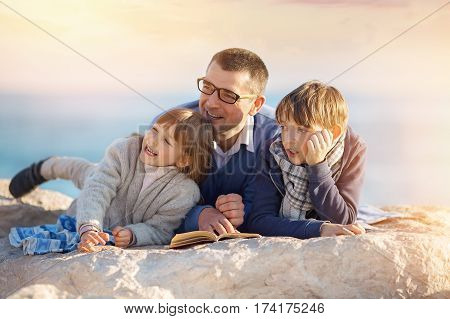 Father Reading Book Image & Photo (Free Trial) | Bigstock