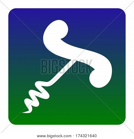 Simple Corkscrew Sign Vector & Photo (Free Trial) | Bigstock