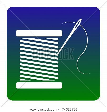 Vector y foto Thread Needle Sign (prueba gratis) | Bigstock