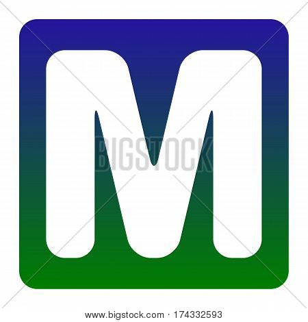 Letter M Sign Design Vector & Photo (Free Trial) | Bigstock