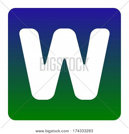 Letter W Sign Design Vector & Photo (Free Trial) | Bigstock