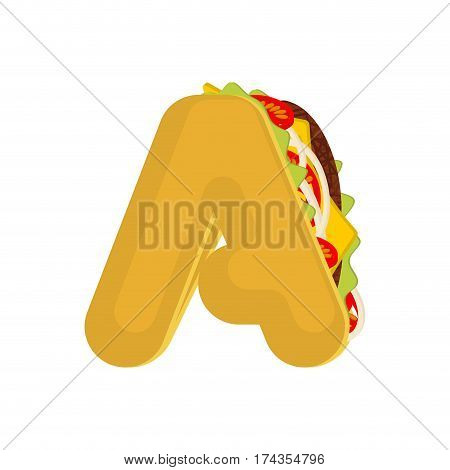 Letter Tacos. Mexican Vector & Photo (Free Trial) | Bigstock