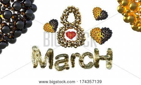 8 March Symbol. Figure Image & Photo (Free Trial) | Bigstock