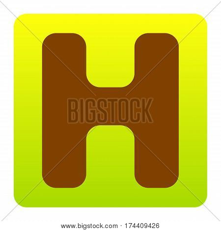 Letter H Sign Design Vector & Photo (Free Trial) | Bigstock