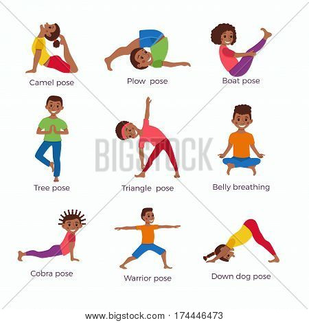 Kids Exercise Cartoon