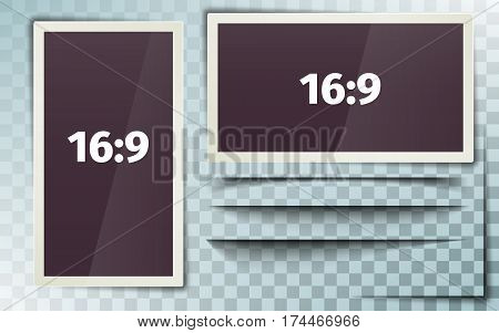 Photo Frame 16:9. Vector & Photo (Free Trial) | Bigstock