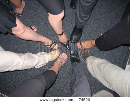 Feet Circle Image & Photo (Free Trial) | Bigstock