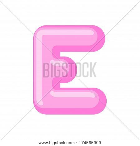 Letter E Candy Font. Vector & Photo (Free Trial) | Bigstock