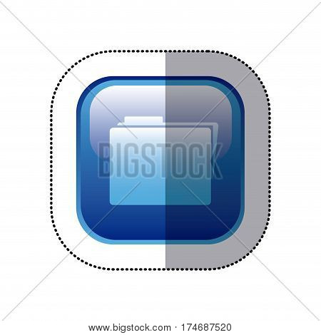 Sticker Blue Square Vector & Photo (Free Trial) | Bigstock