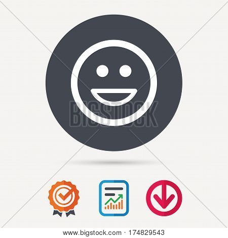 Happy Smile Icon. Vector & Photo (Free Trial) | Bigstock