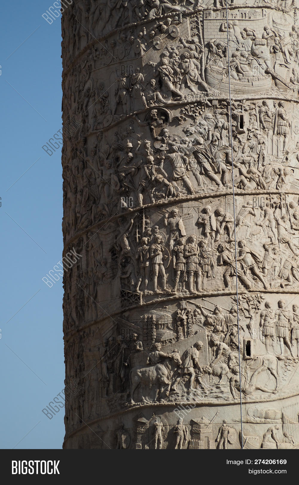 Detail Trajan's Column Image & Photo (Free Trial) | Bigstock