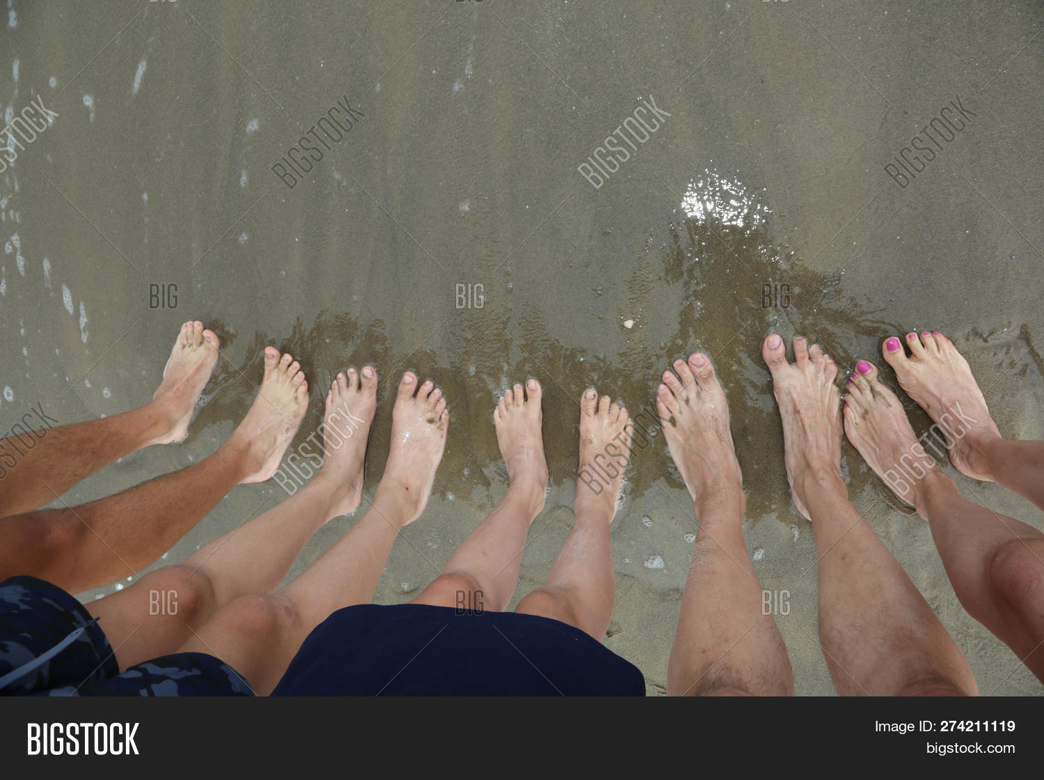 Ten Feet Family Five Image & Photo (Free Trial) | Bigstock