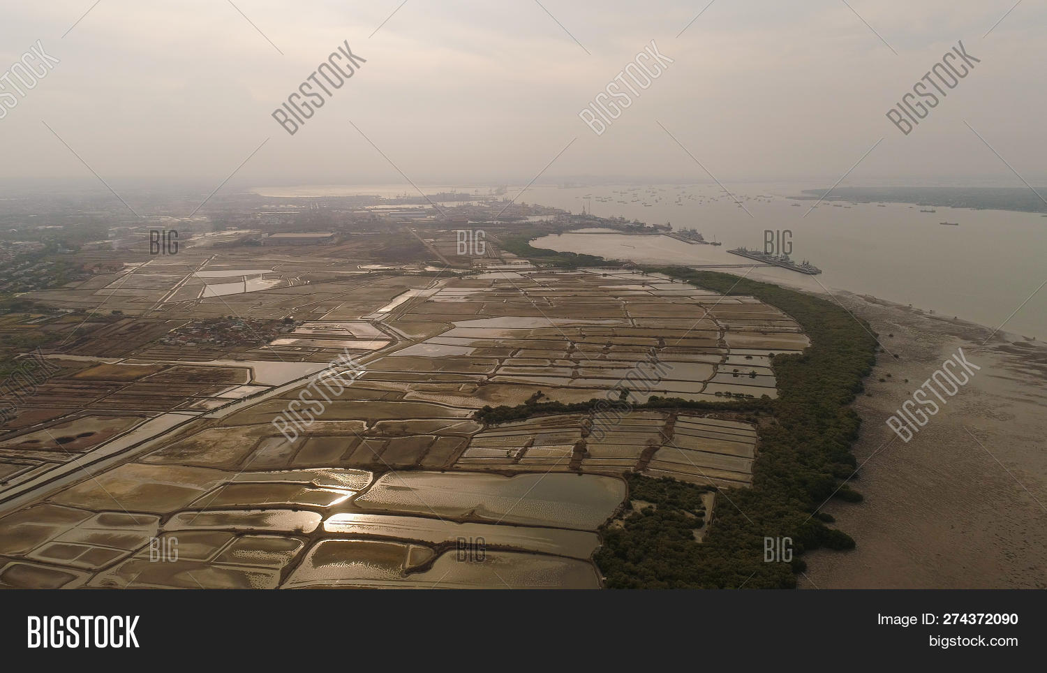 Aerial View Fish Farm Image & Photo (Free Trial) | Bigstock