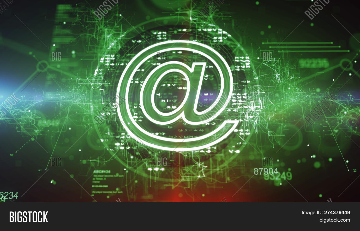 Sparkling Green Cyber Image & Photo (Free Trial) | Bigstock