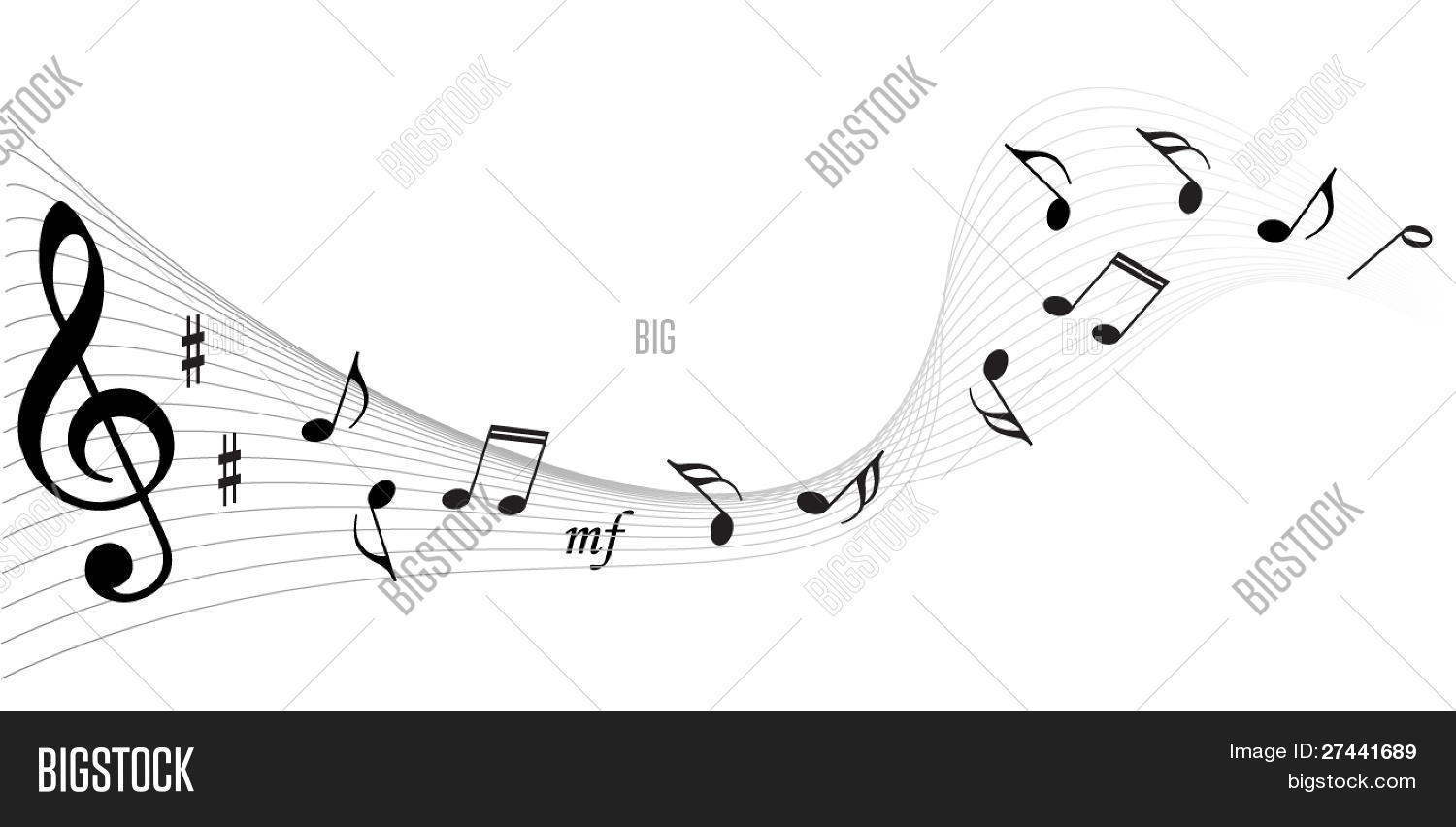 Music Notes Vector Vector & Photo (Free Trial) | Bigstock