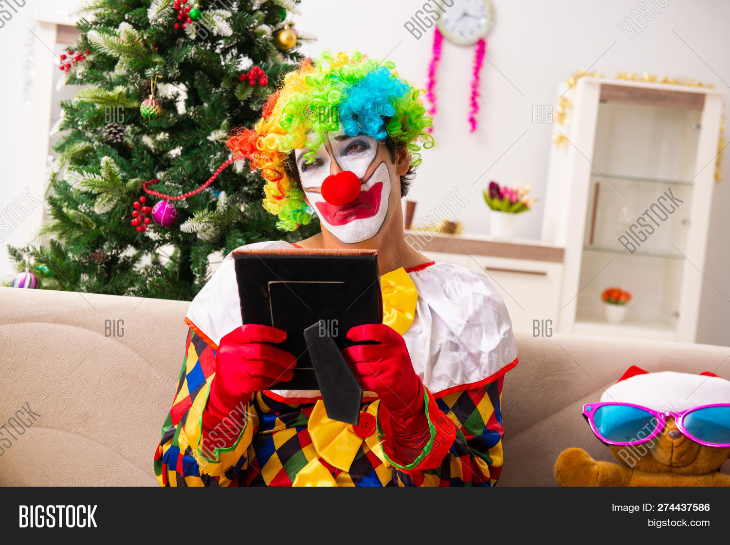 Funny Clown Christmas Image & Photo (Free Trial) | Bigstock