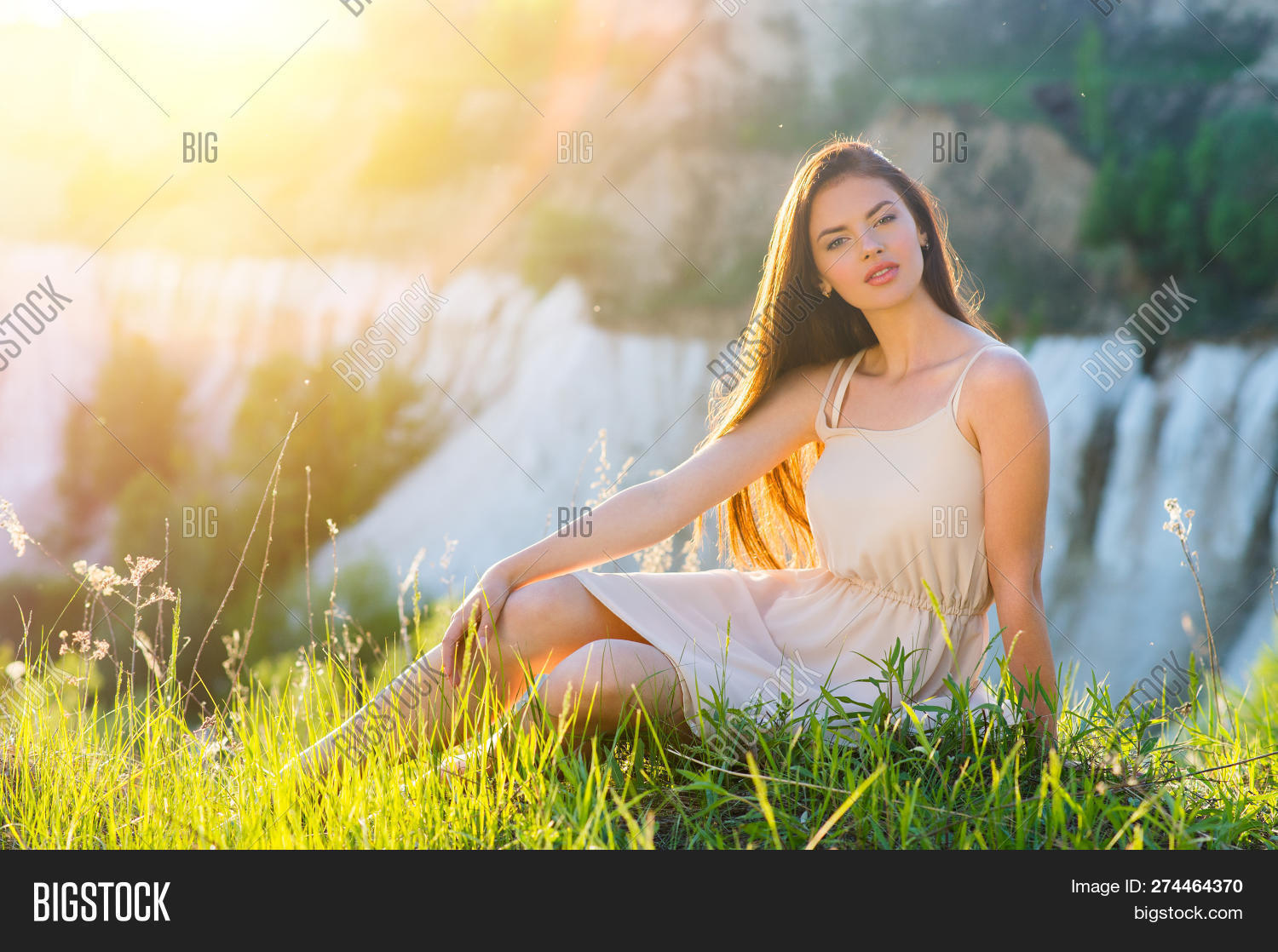 Young Woman Sitting Image & Photo (Free Trial) | Bigstock