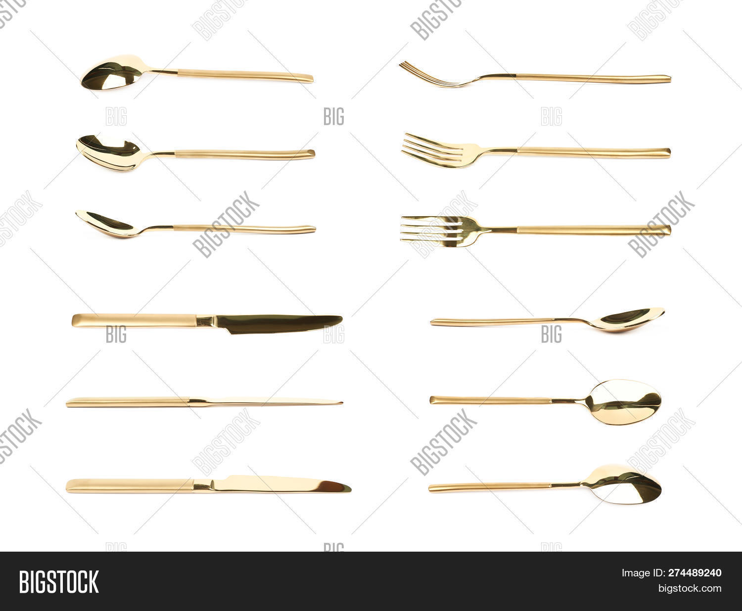 Set Metal Dinner Image & Photo (Free Trial) | Bigstock