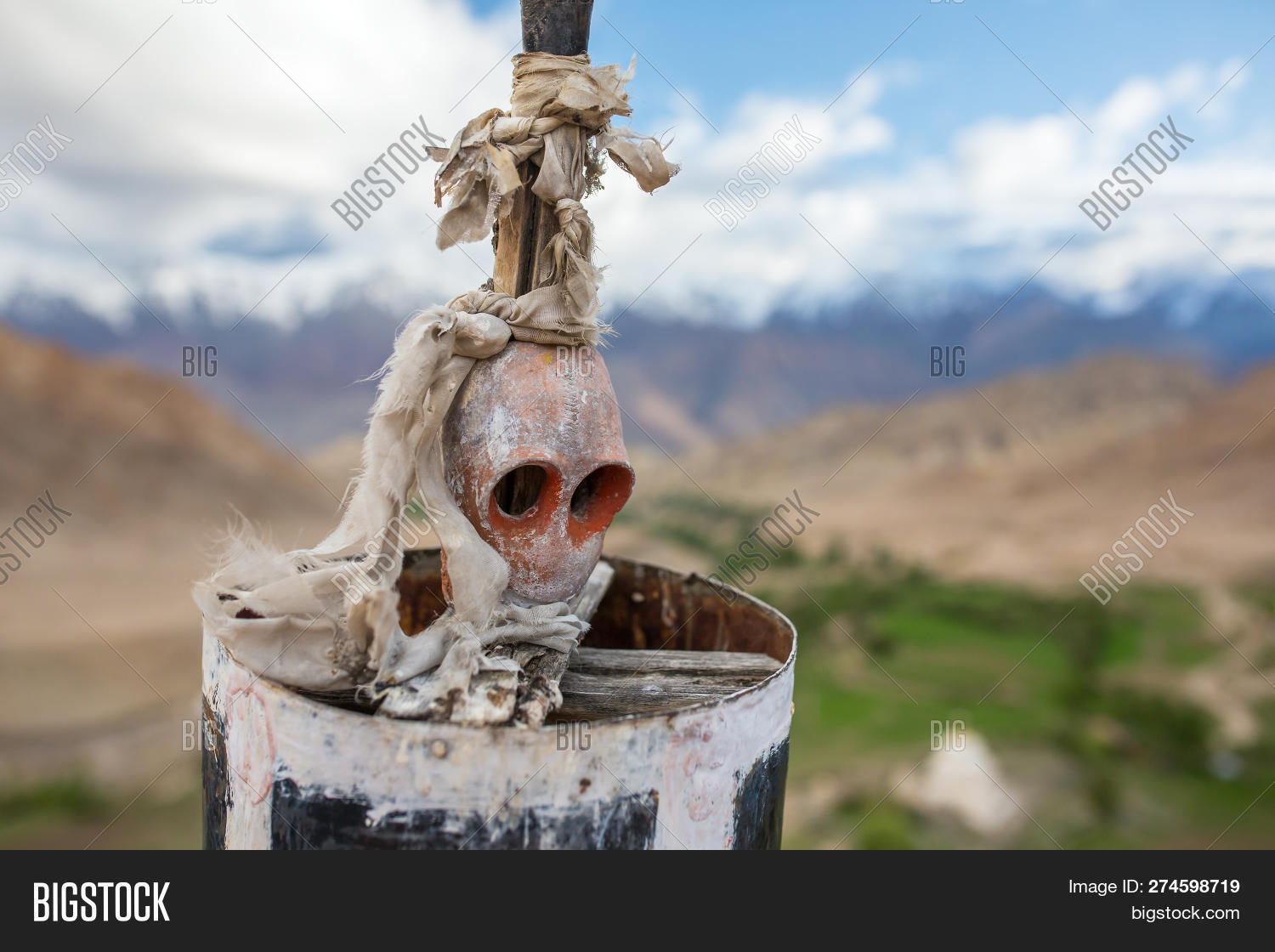 Tantric Trident Skull Image & Photo (Free Trial) | Bigstock