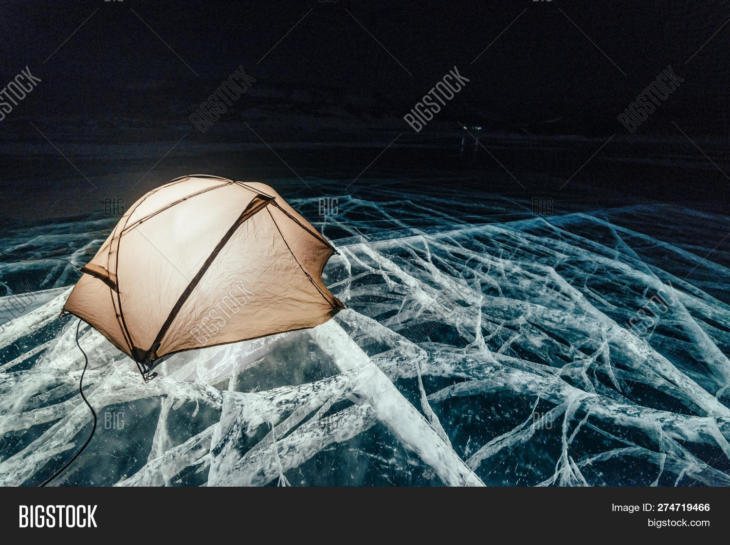 Fire On Ice Night. Image & Photo (Free Trial) | Bigstock