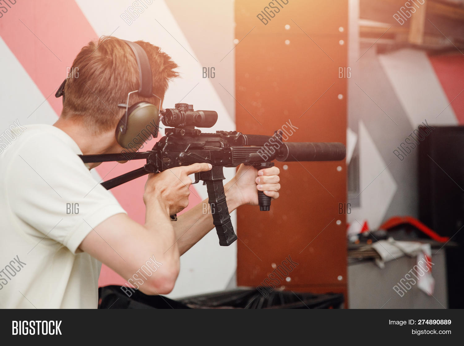 Automatic Weapons Aim Image & Photo (Free Trial) | Bigstock