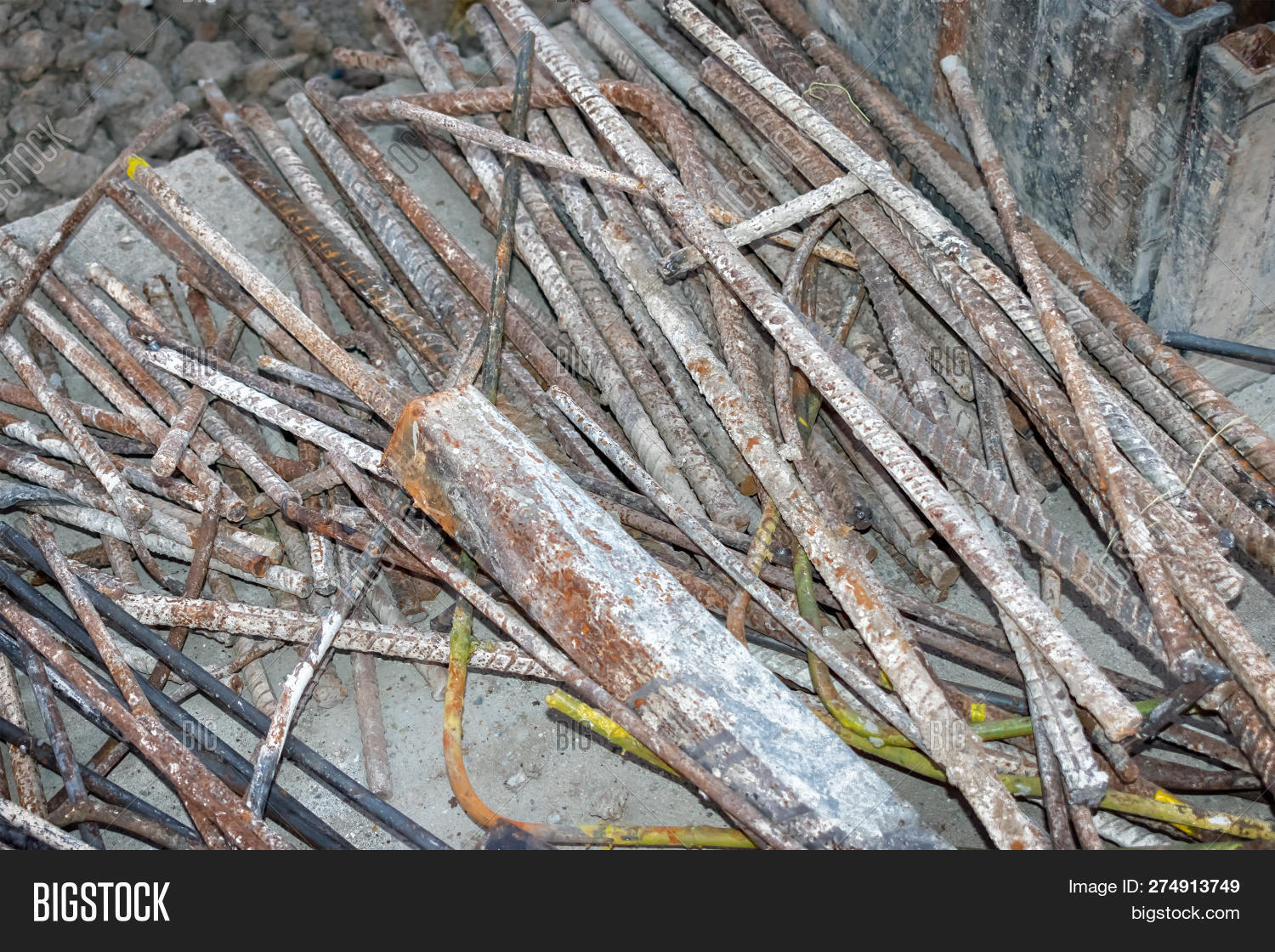 Pile Scrap Iron Bars Image & Photo (Free Trial) | Bigstock