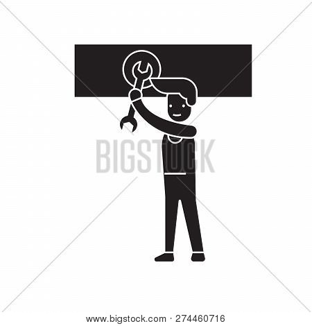 Man Spinning Nut Vector & Photo (Free Trial) | Bigstock