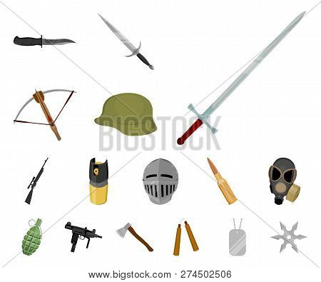 Types Weapons Cartoon Vector & Photo (Free Trial) | Bigstock