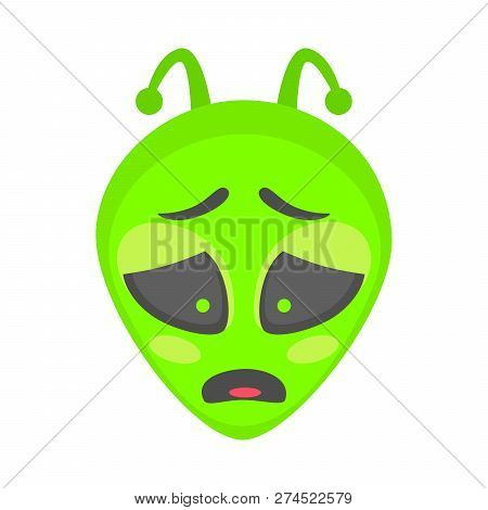 Alien Face Emoji. Vector & Photo (Free Trial) | Bigstock