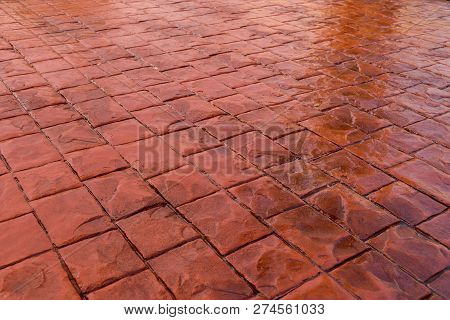 Stamp Concrete Texture Image & Photo (Free Trial) | Bigstock