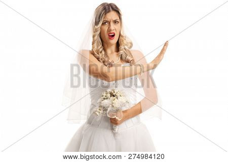 Angry Bride Gesturing Image & Photo (Free Trial) | Bigstock