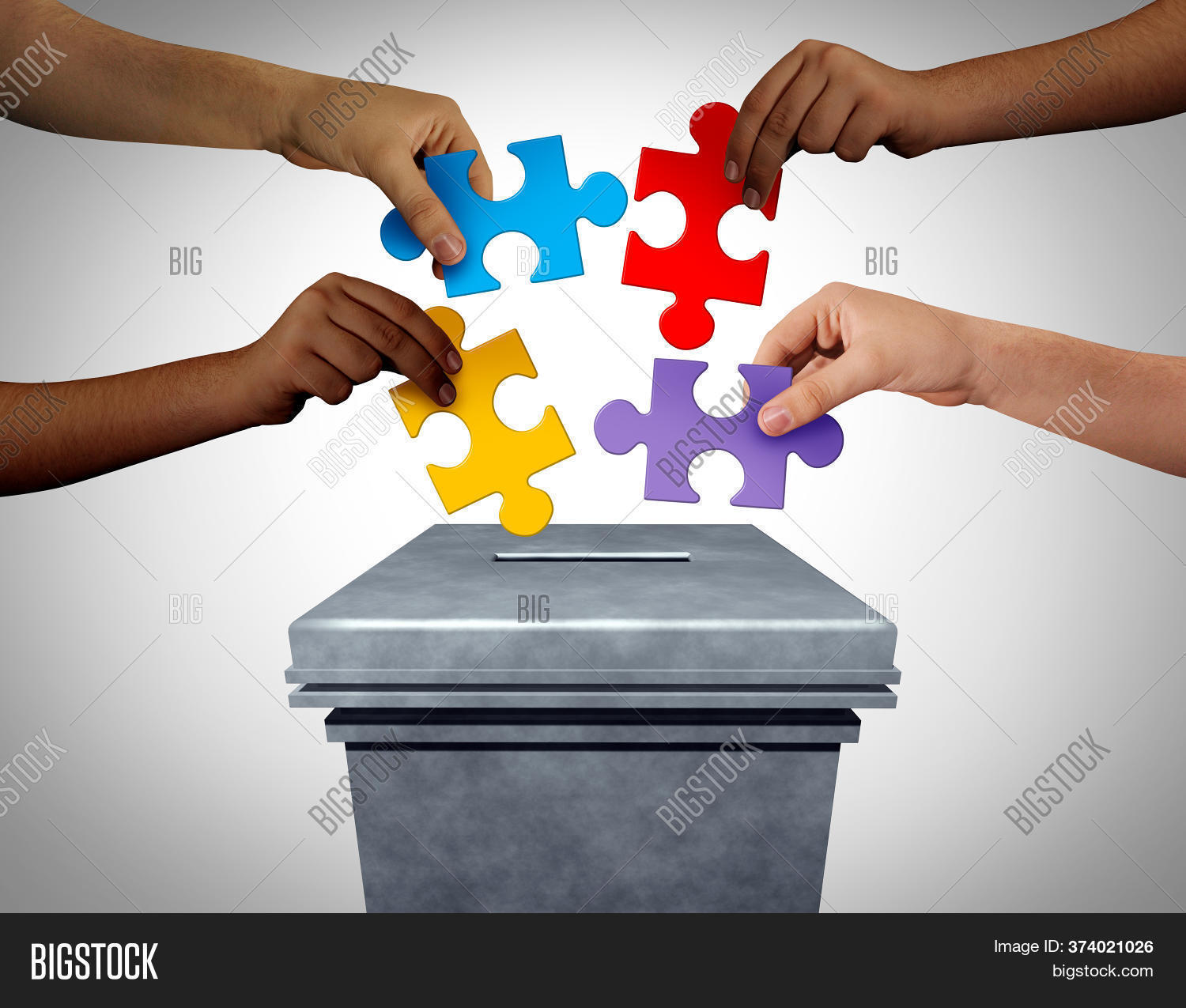 Puzzle Vote Political Image & Photo (Free Trial) | Bigstock