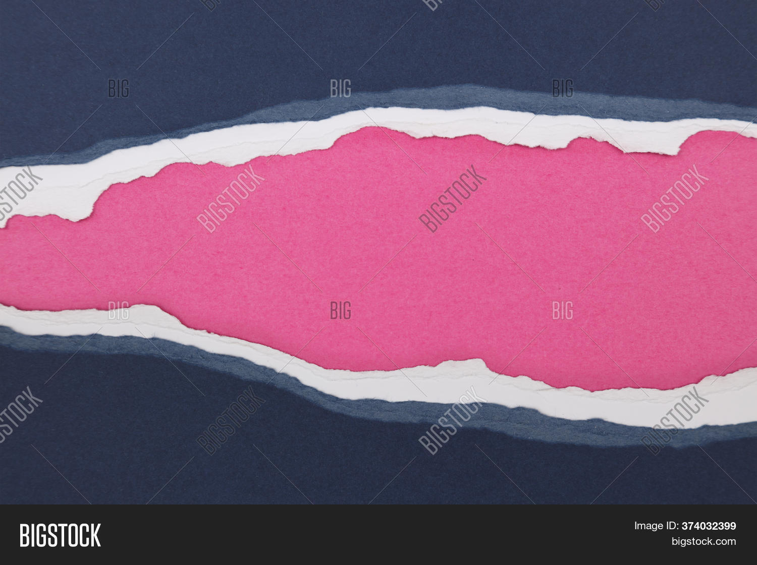 Ripped Paper On Pink Image & Photo (Free Trial) | Bigstock