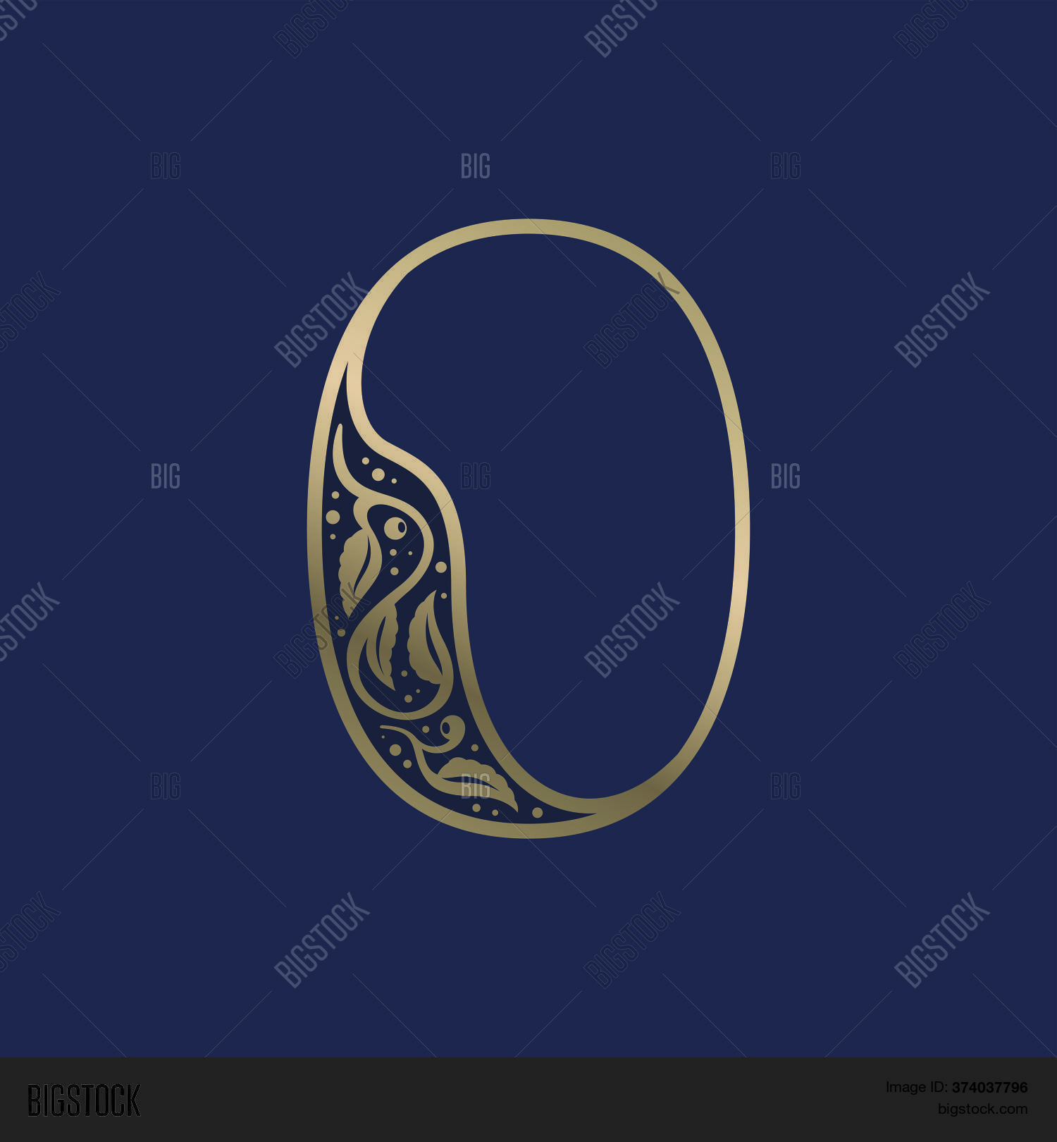 Vintage Number Zero Vector & Photo (Free Trial) | Bigstock