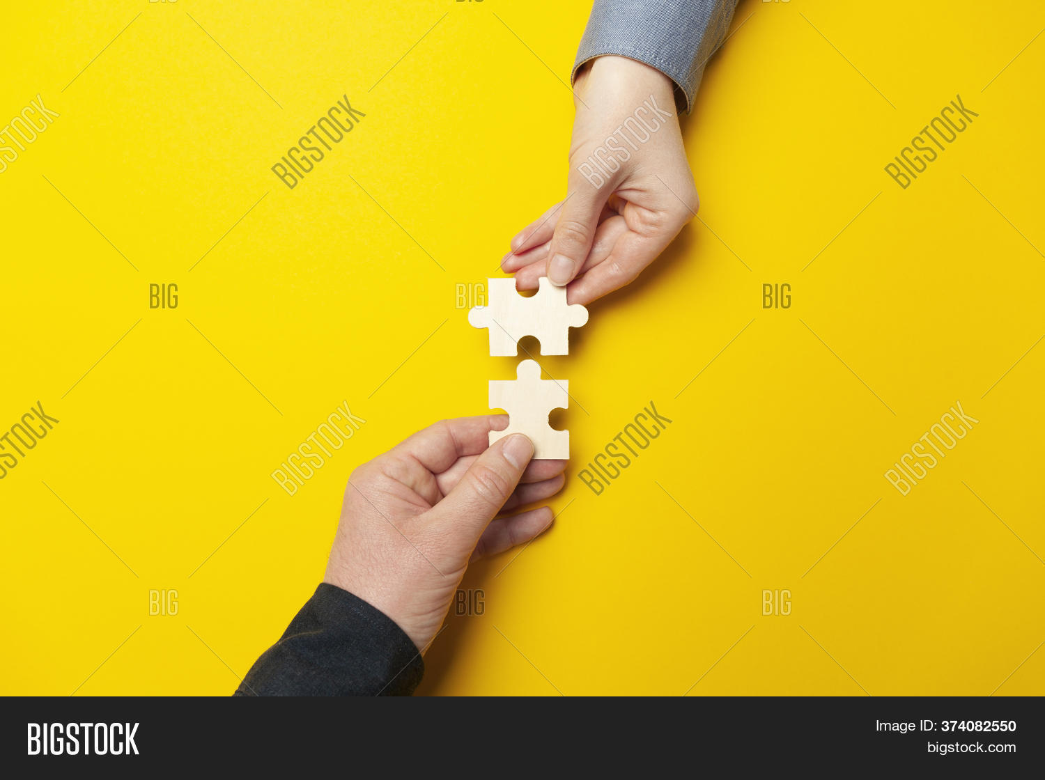 Two Hands Connect Image & Photo (Free Trial) | Bigstock