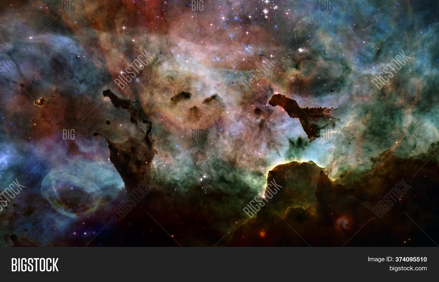 Starfield On Night Sky Image & Photo (Free Trial) | Bigstock