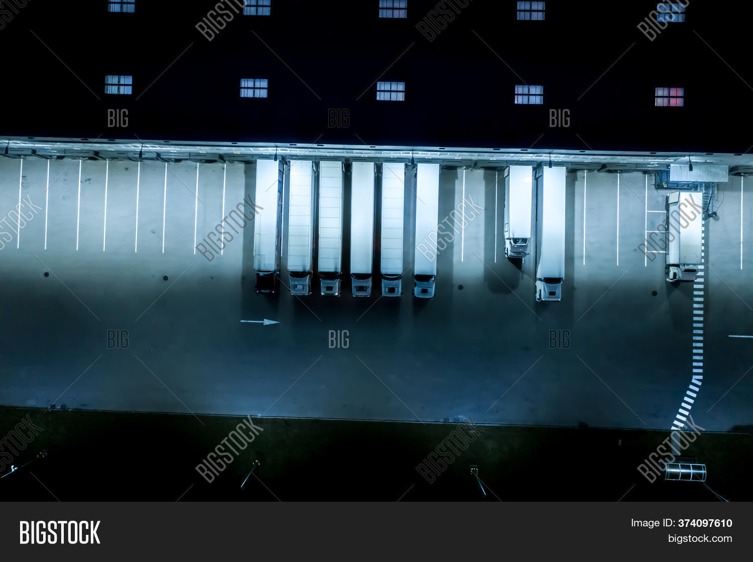 Night Loading Dock Image & Photo (Free Trial) | Bigstock