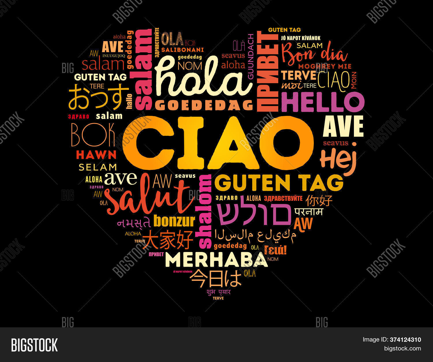 Ciao (hello Greeting Image & Photo (Free Trial) | Bigstock
