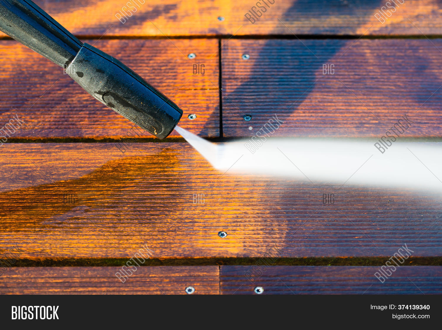 Cleaning Terrace Power Image & Photo (Free Trial) | Bigstock