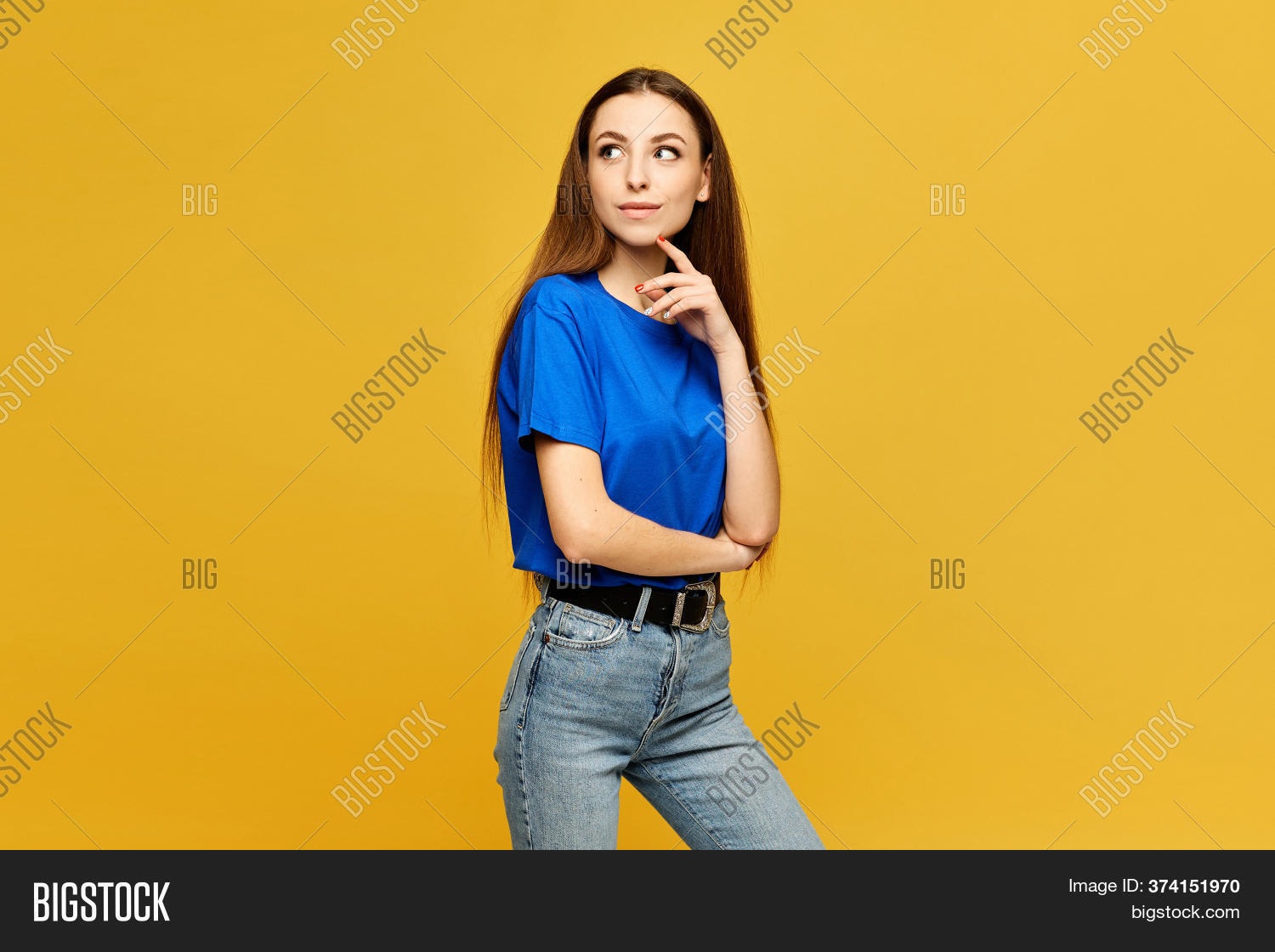 Young Model Slim Body Image & Photo (Free Trial) | Bigstock