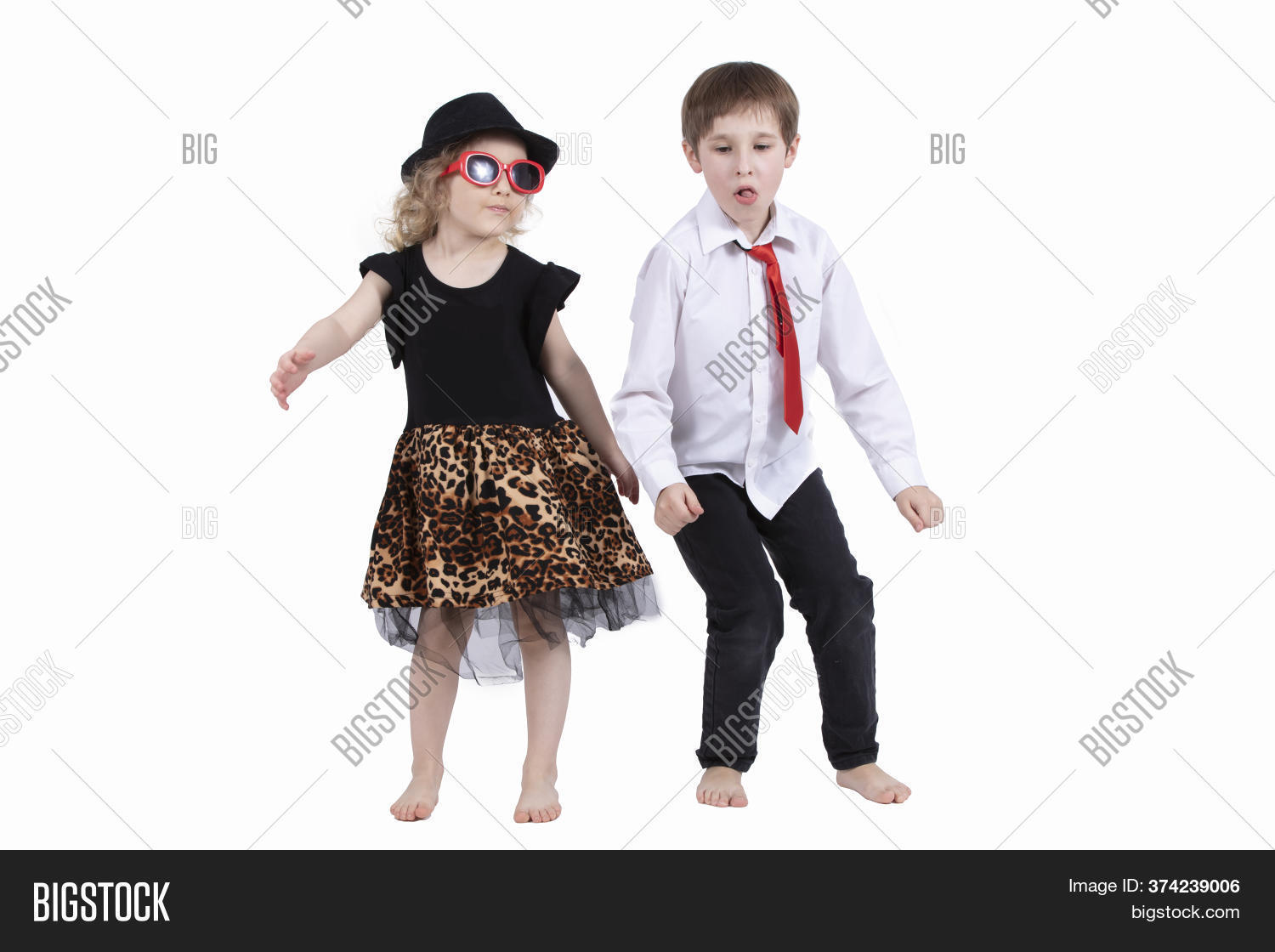 Funny Kids Dancing On Image & Photo (Free Trial) | Bigstock